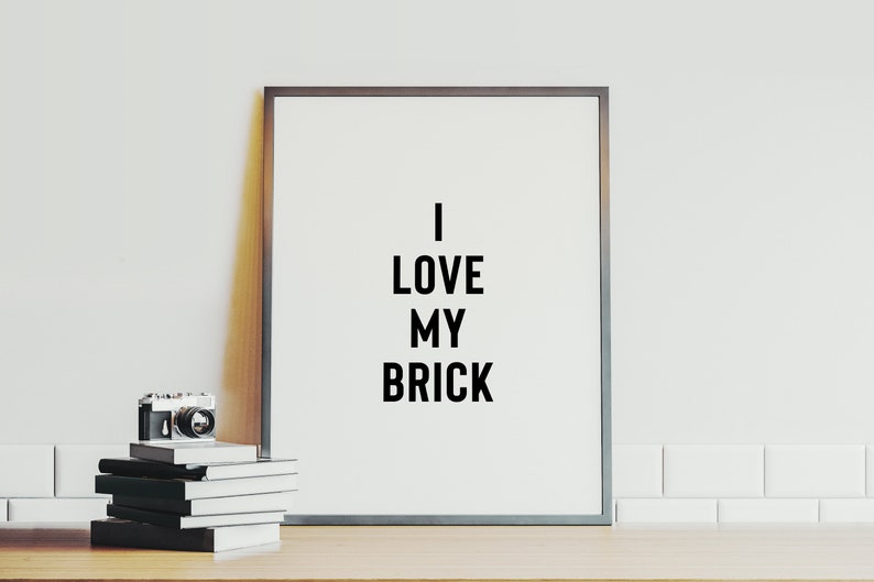 I Love My Brick Print Father Jack Ted Wall Decor Irish | Etsy