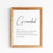 Grandad Grandfather Definition Print Gift Christmas / Birthday / Poster ...