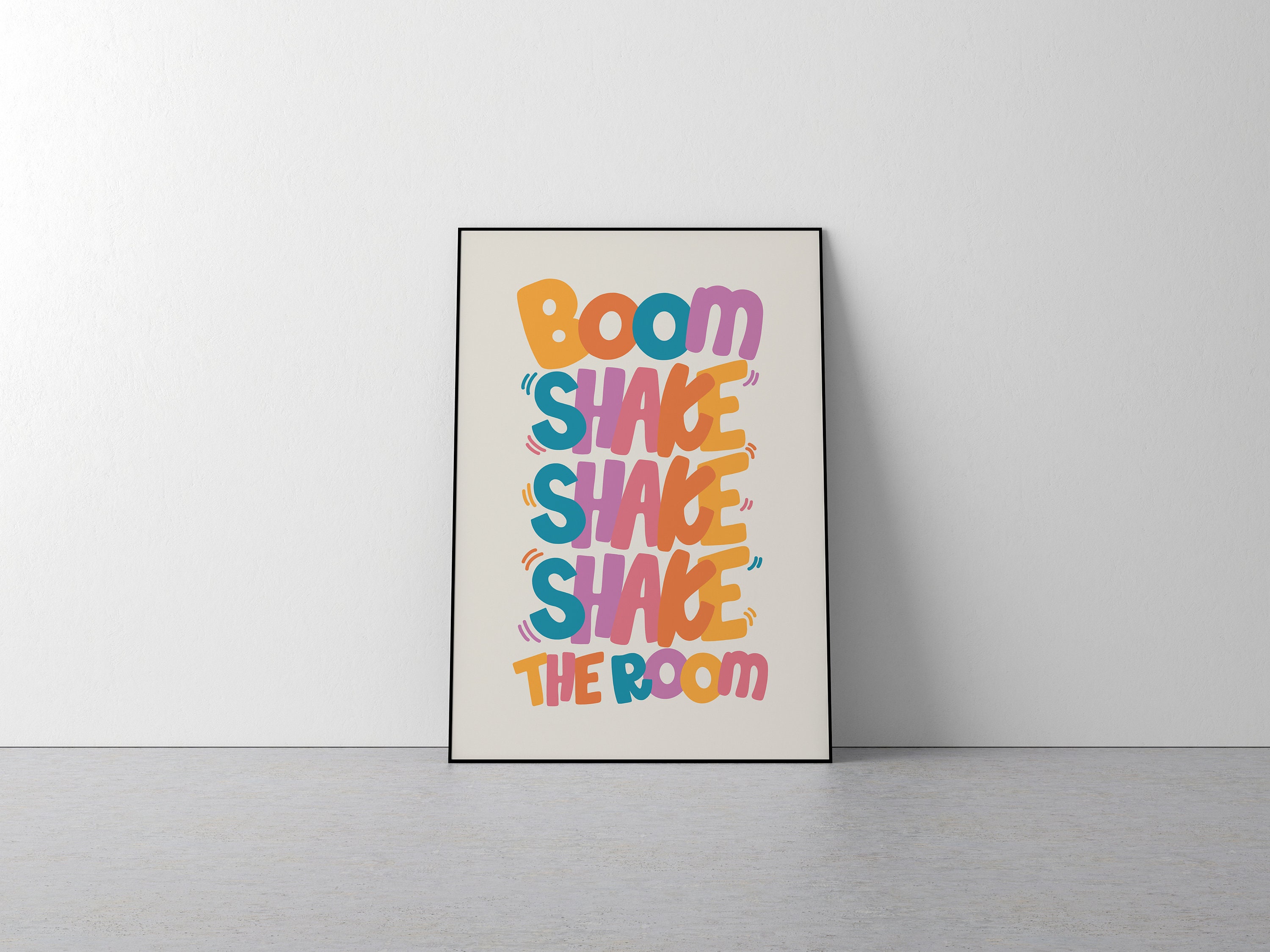 Boom Shake Shake Shake the Room Lyrics Print / DJ Jazzy Jeff & | Etsy