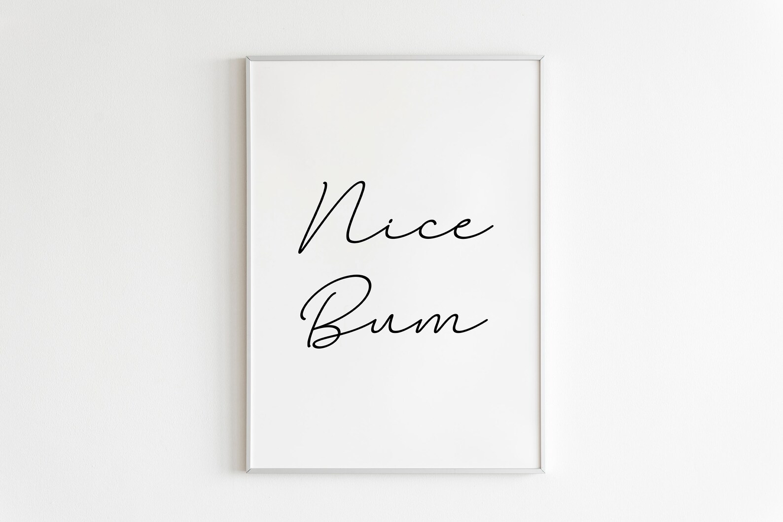 Nice Bum Funny Bathroom Bedroom Home Print / Wall Decor Art - Etsy