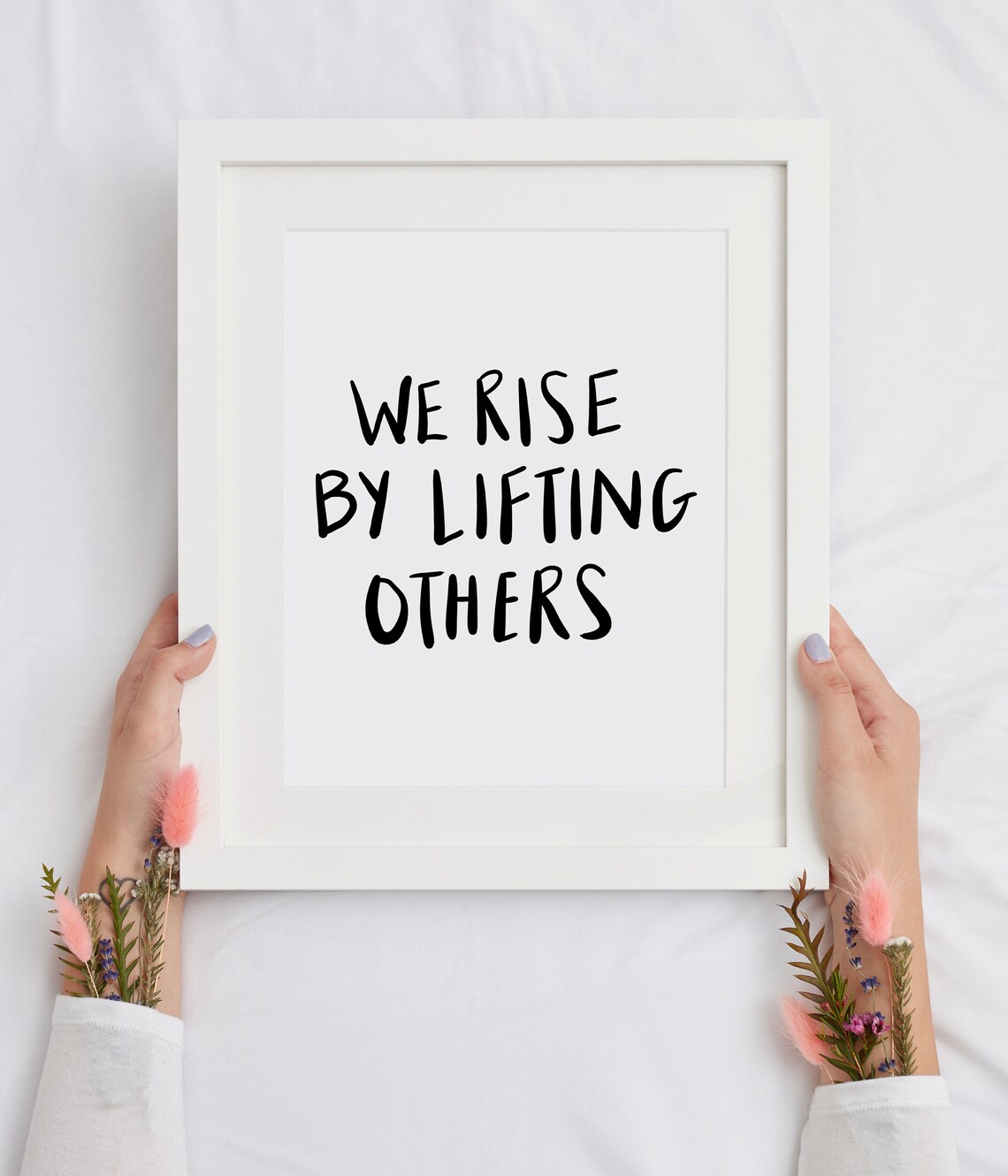 We Rise by Lifting Others Print Wall Decor Love / Hope / - Etsy