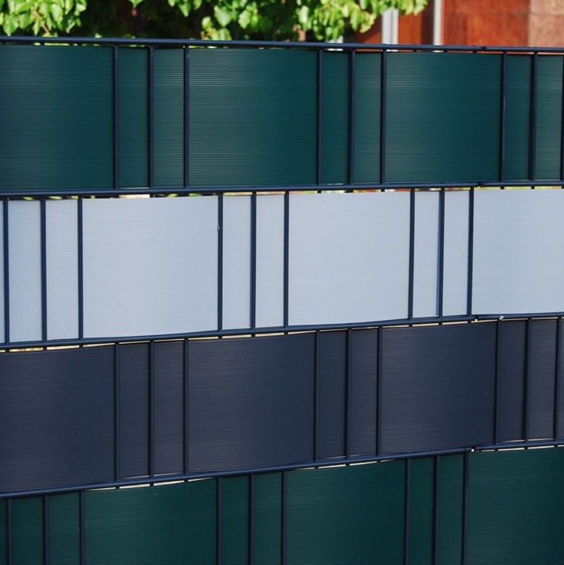 Privacy Strips for Double Rod Mat Fence, Hard PP Strips, Look Tight ...