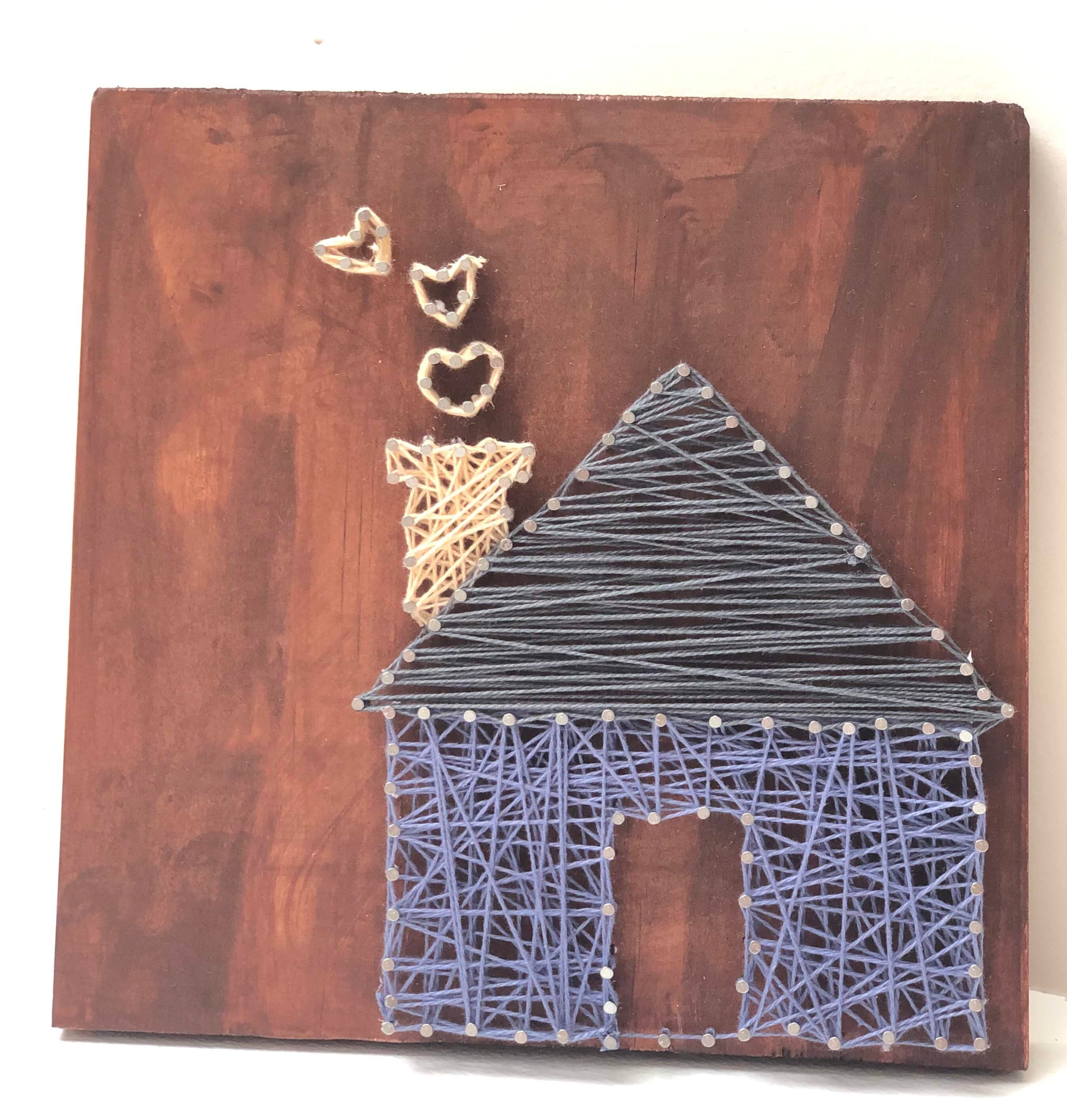 Home Sweet Home String Art - Etsy