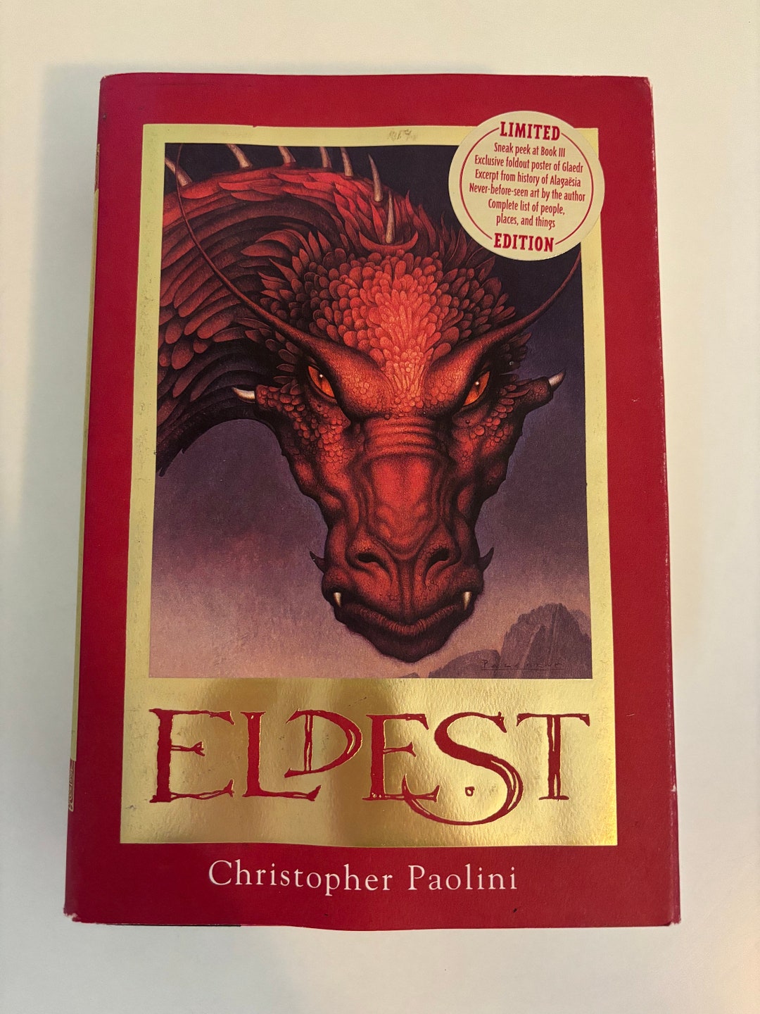 Eldest Book 2 Christopher Paolini Inheritance Cycle Secondhand Book and ...