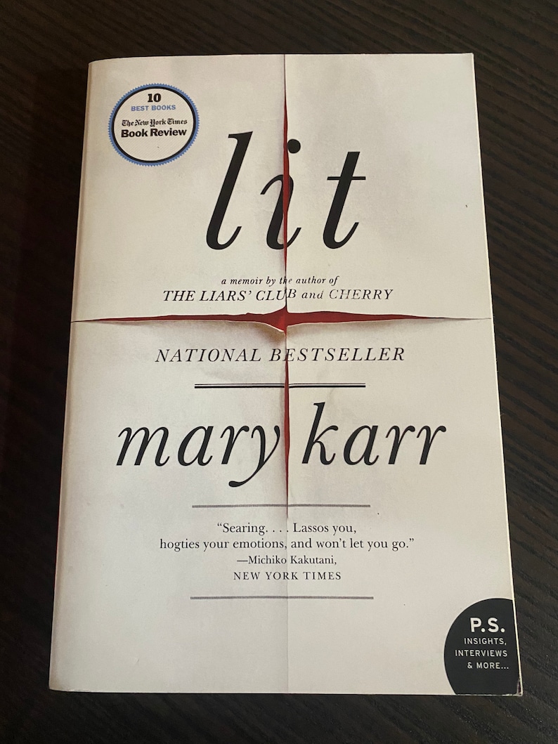 Lit Mary Karr A Memoir by the Author of the Liar's - Etsy