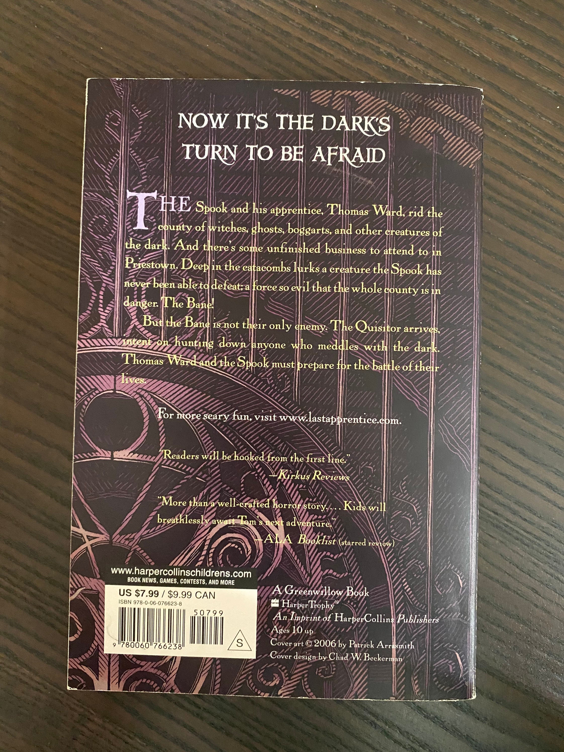 The Last Apprentice Curse of the Bane Joseph Delaney - Etsy