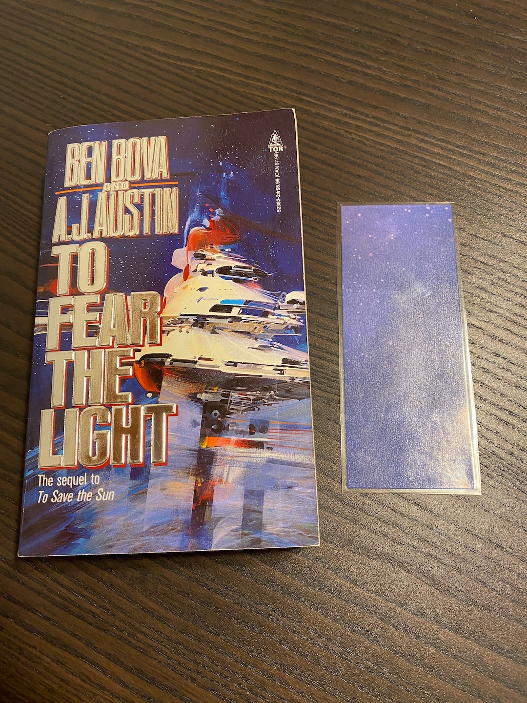 To Fear the Light: Ben Bova Sci-fi Paperback With Bookmark - Etsy