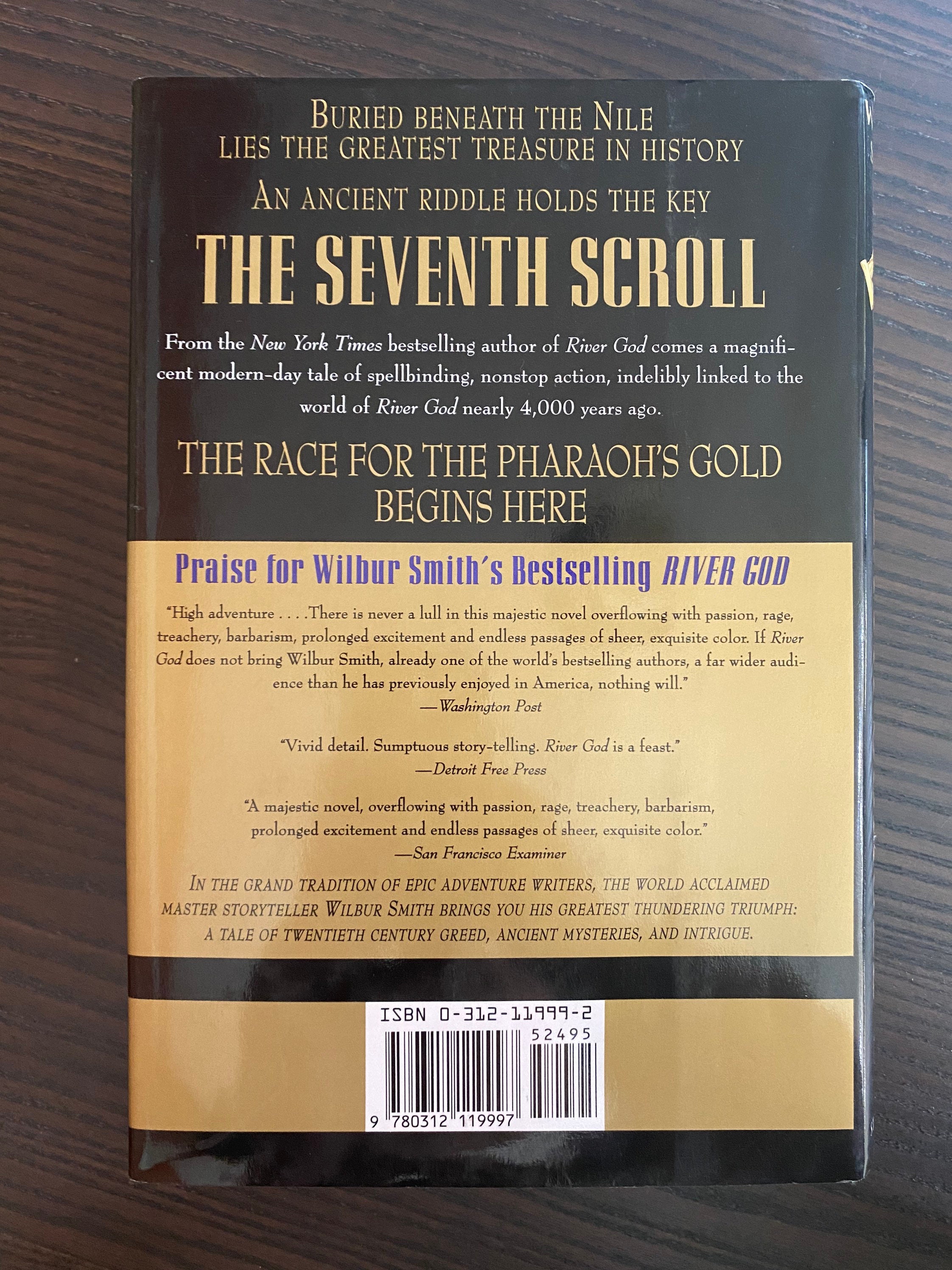 FIRST EDITION The Seventh Scroll Wilbur Smith Book 4 | Etsy