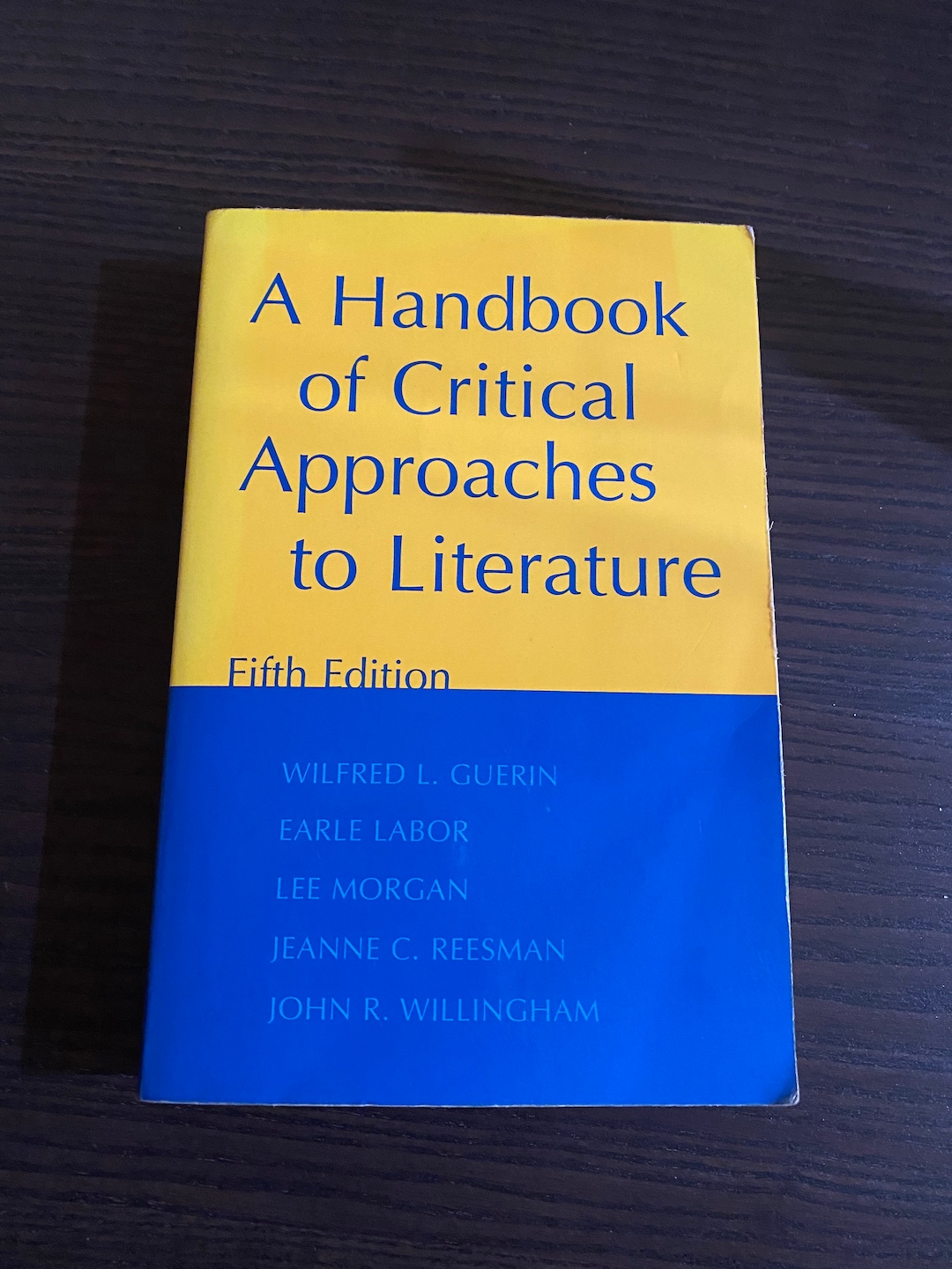 Textbook Reference - A Handbook of Critical Approaches to Literature ...