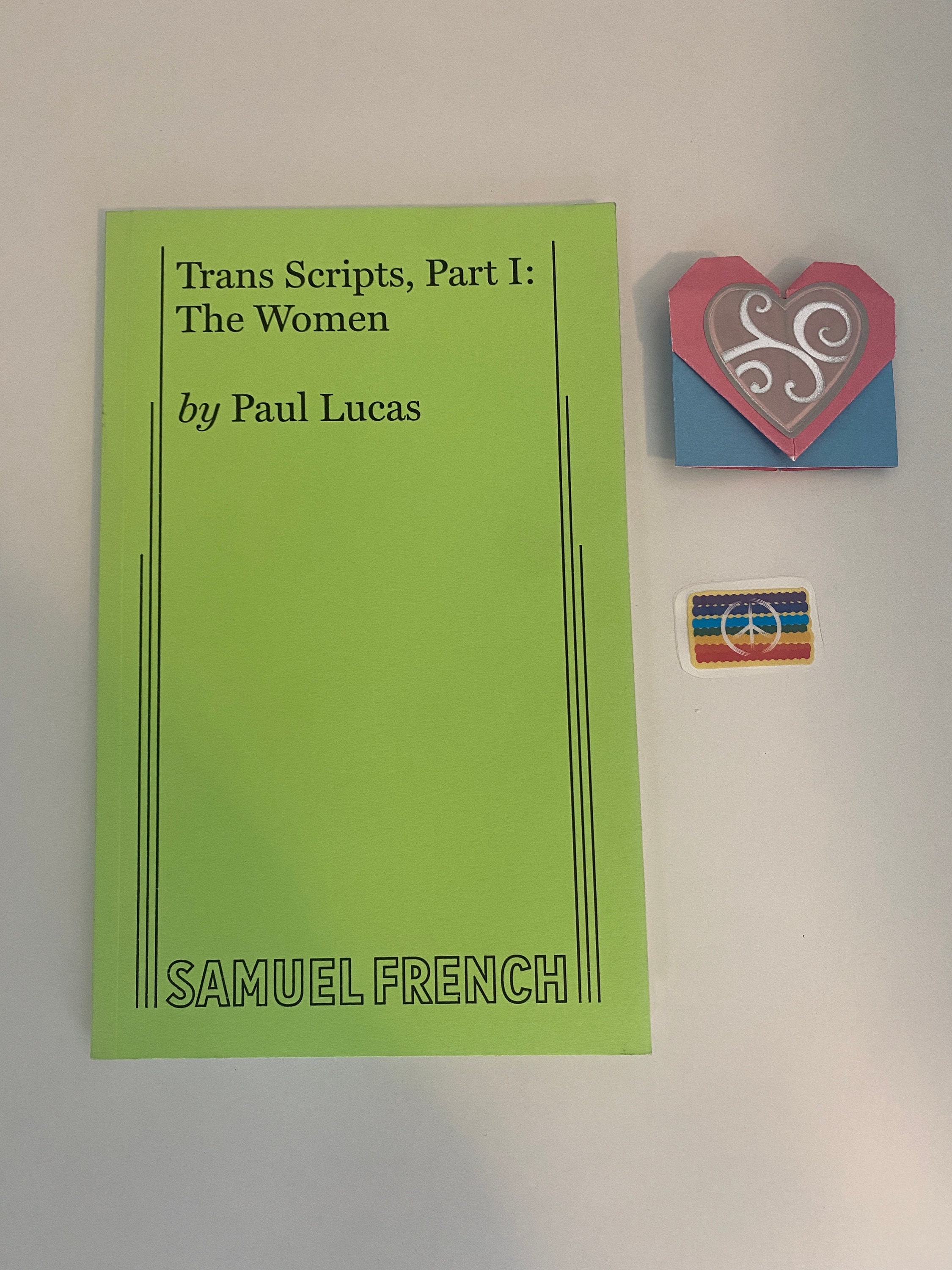 Trans Scripts, Part I: the Women by Paul Lucas - Book and Bookmark Gift ...
