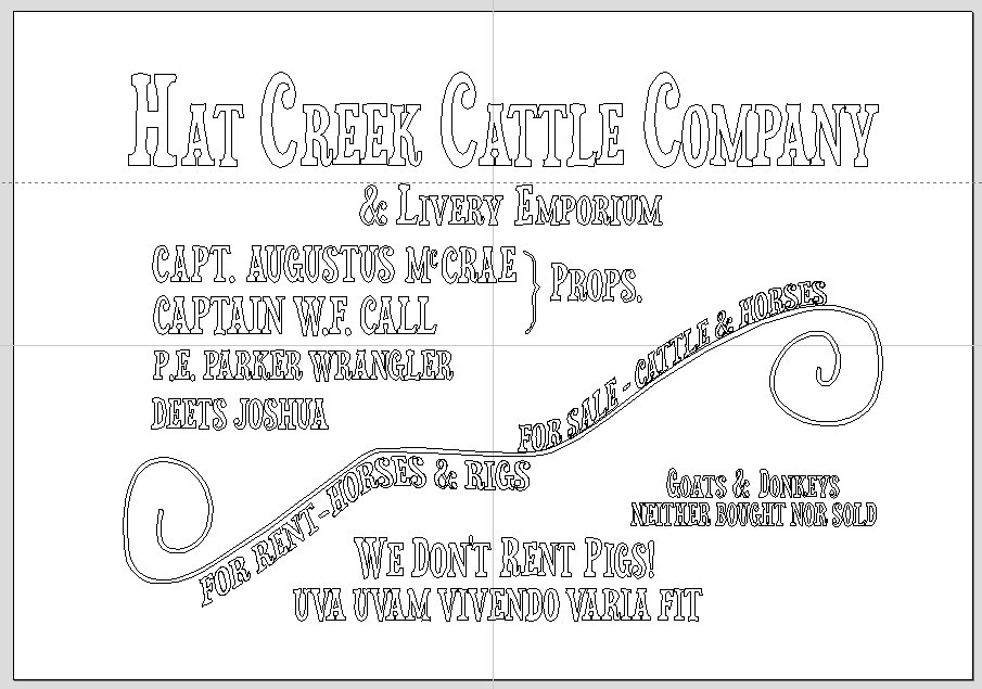 Hat Creek Cattle Company SVG, Vintage Ranch or Farmhouse Sign, Wall ...