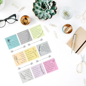 Print Your Own Scripture Cards Printable Bible Journaling | Etsy