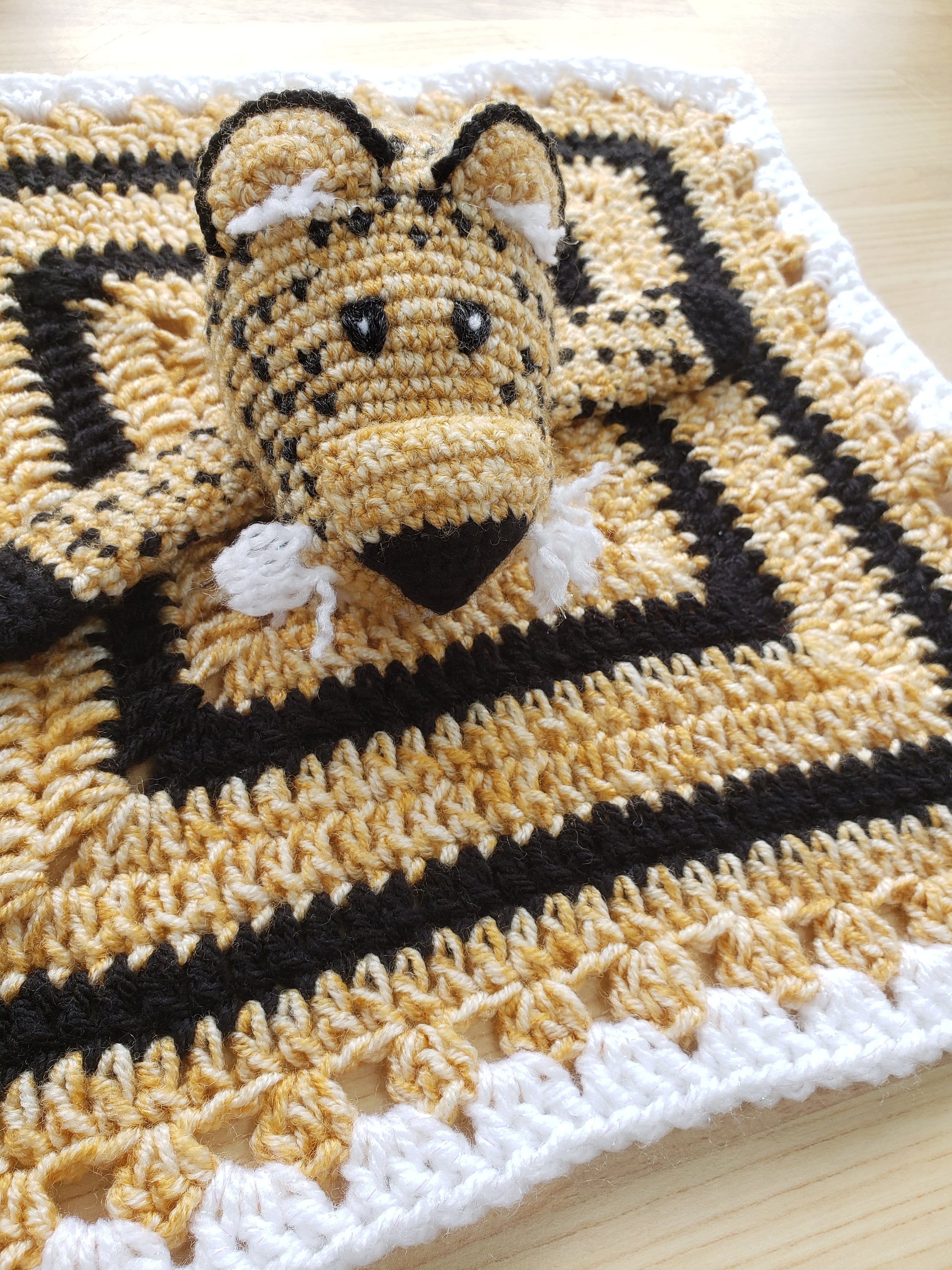 Crochet Leopard Lovey Pattern, Animal Comforter (PDF Pattern) - Etsy