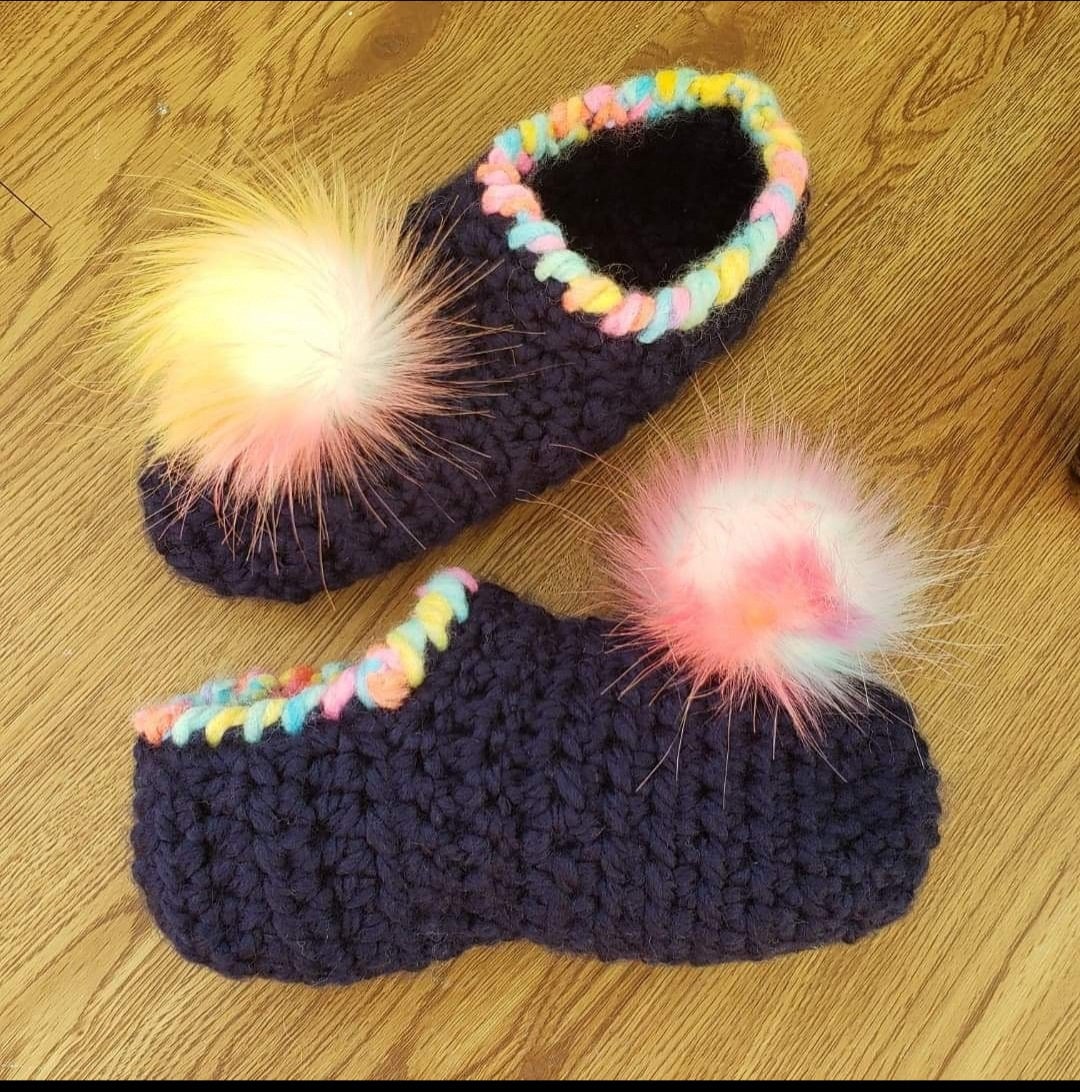 Twinkle Toes Cozy Slippers Crochet PATTERN, Digital Download, - Etsy