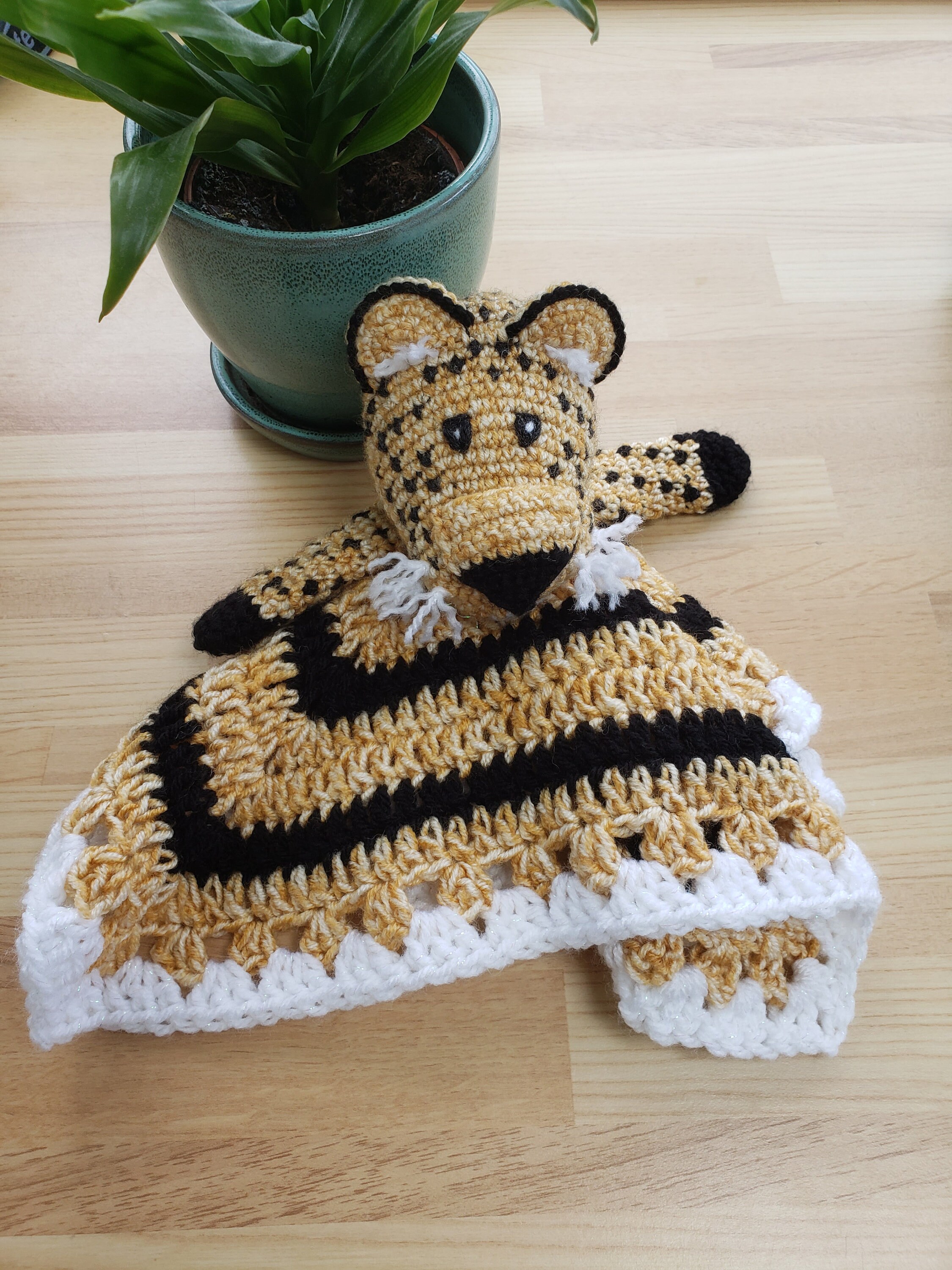 Crochet Leopard Lovey Pattern, Animal Comforter (PDF Pattern) - Etsy