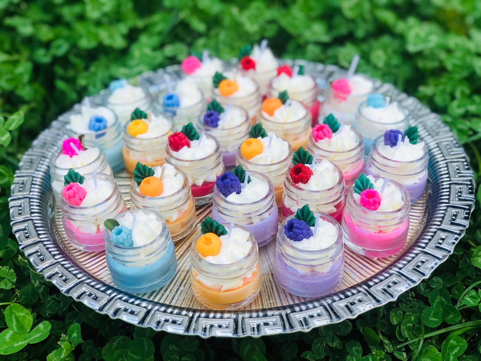 Aroma Mini Jar Candles, Wedding Favors, Christening Favors, Scented ...