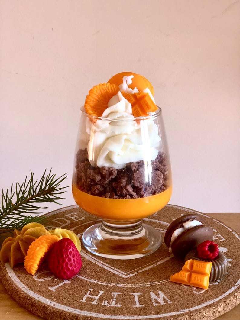 Sundae Desert Candle, Strawberry Ice Cream Candle, Birthday Cake Candle ...