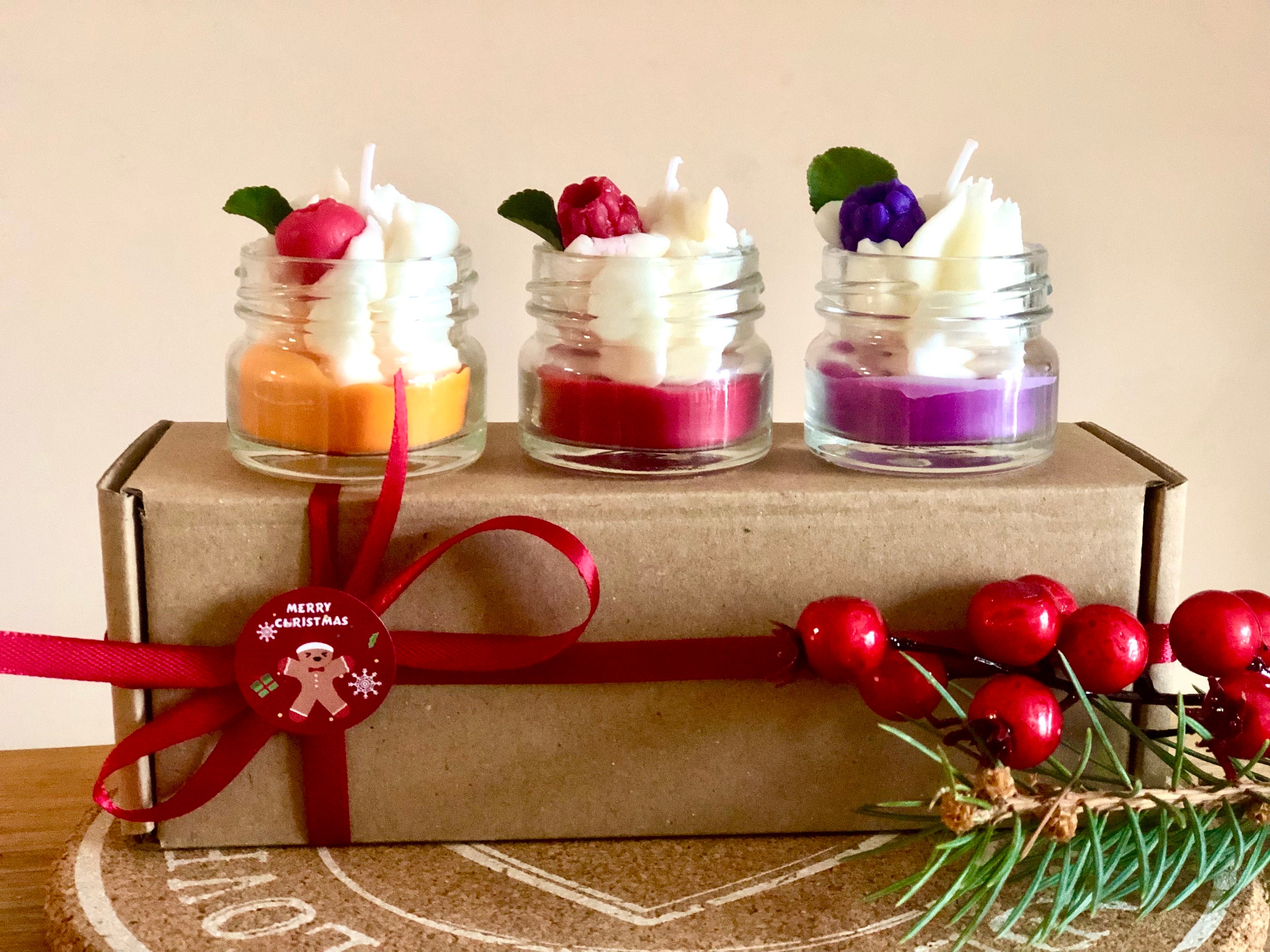 Aroma Mini Jar Candles, Wedding Favors, Christening Favors, Scented ...