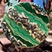 Crystal Resin Geode Art, Emerald Geode, Round, Wood Ornament, Home ...
