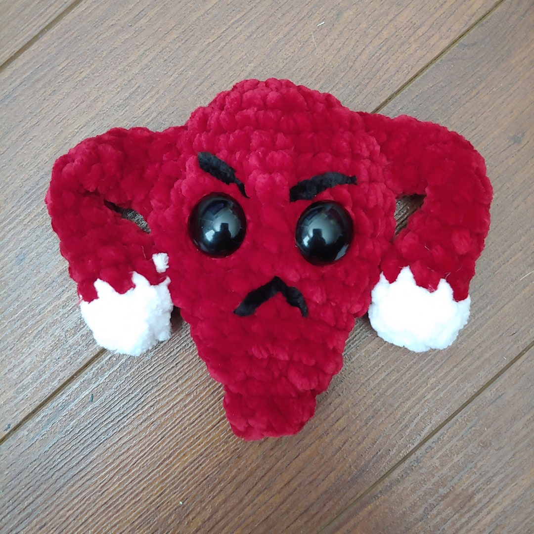 CROCHET PATTERN Angry Uterus, Grumpy Uterus, Velvet Uterus - Etsy
