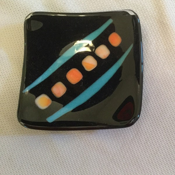 Fused Glass Plate - Etsy