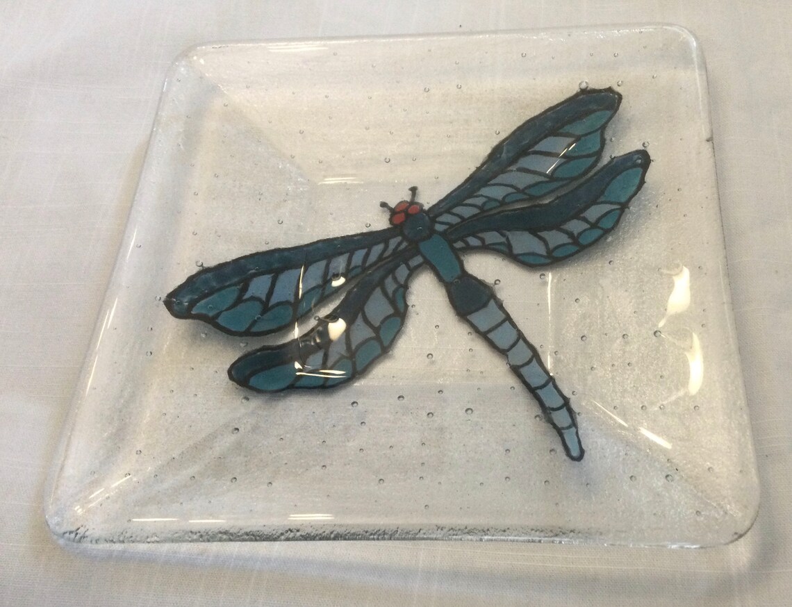 Large Dragonfly Platter, Plate, Serving Dish, Decorative Dish ...