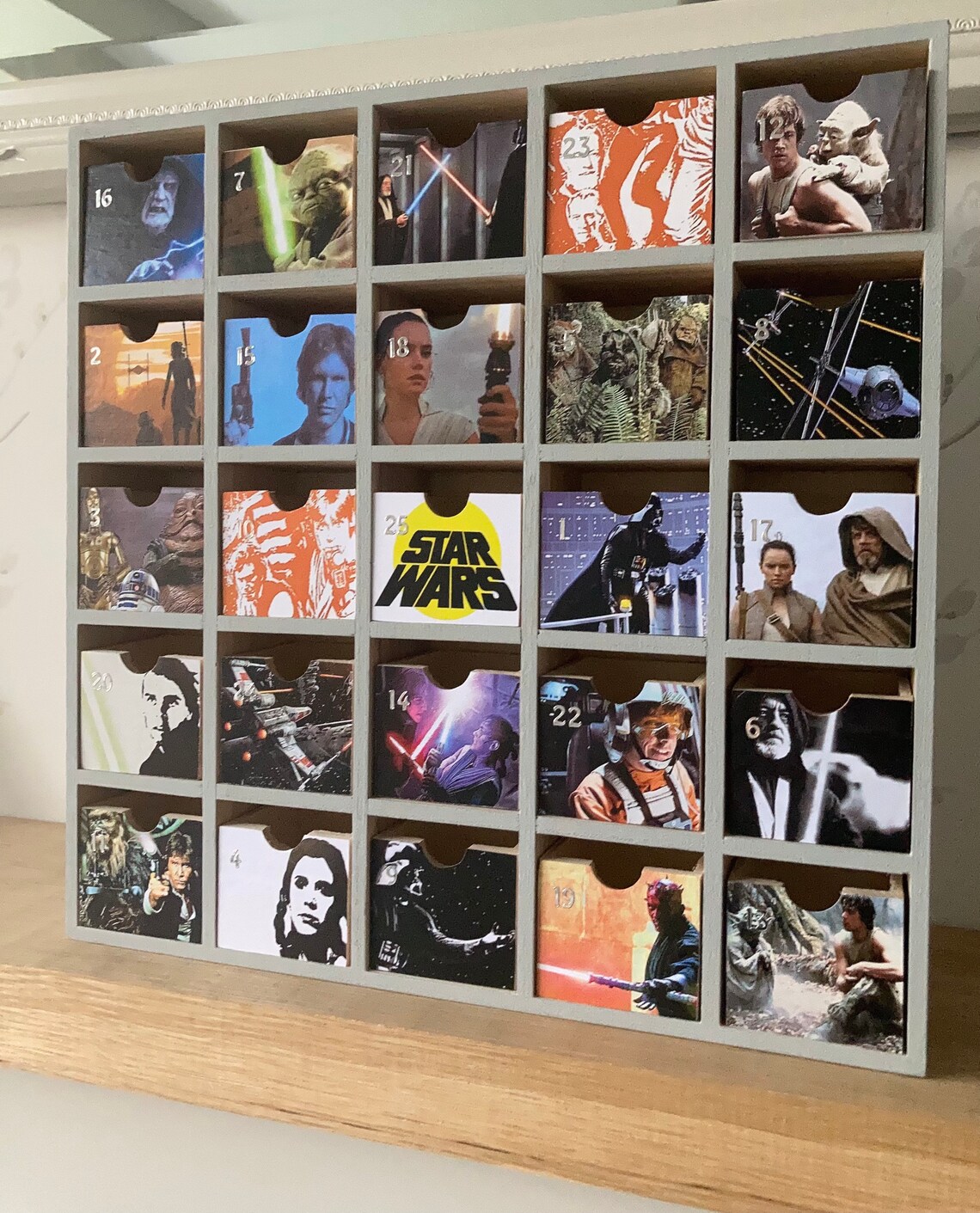 Fantastic Customised and Bespoke Star Wars Advent Calendar - Etsy
