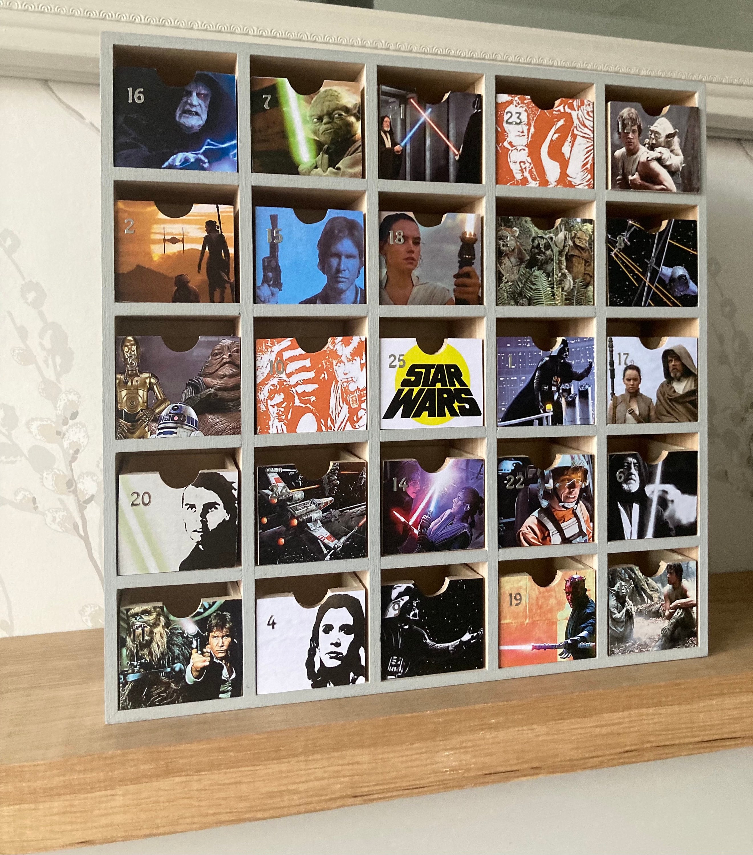 Fantastic Customised and Bespoke Star Wars Advent Calendar | Etsy