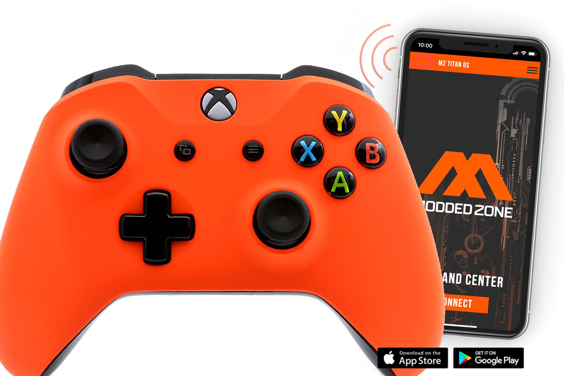 Orange Xbox One Controller