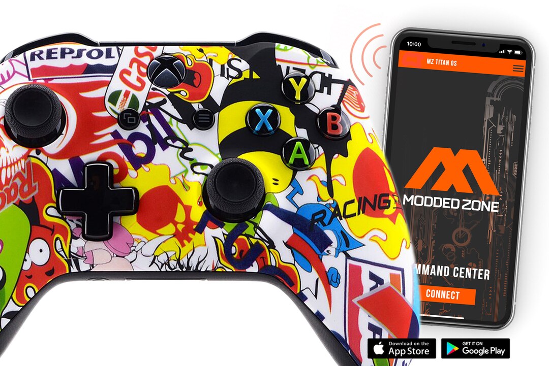 Sticker Bomb Xbox One S SMART Custom Rapid Fire Modded - Etsy