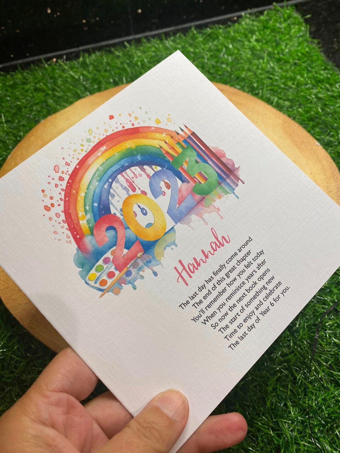 Last Day of Primary School Card - Year 6 Leaver - School Leaver Card ...