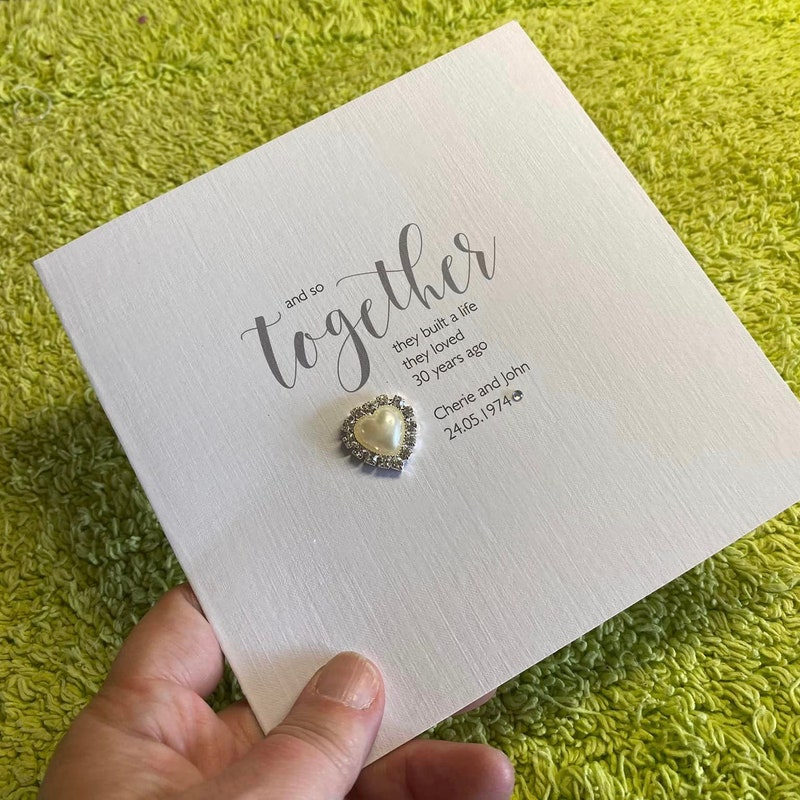 Pearl Anniversary - Etsy