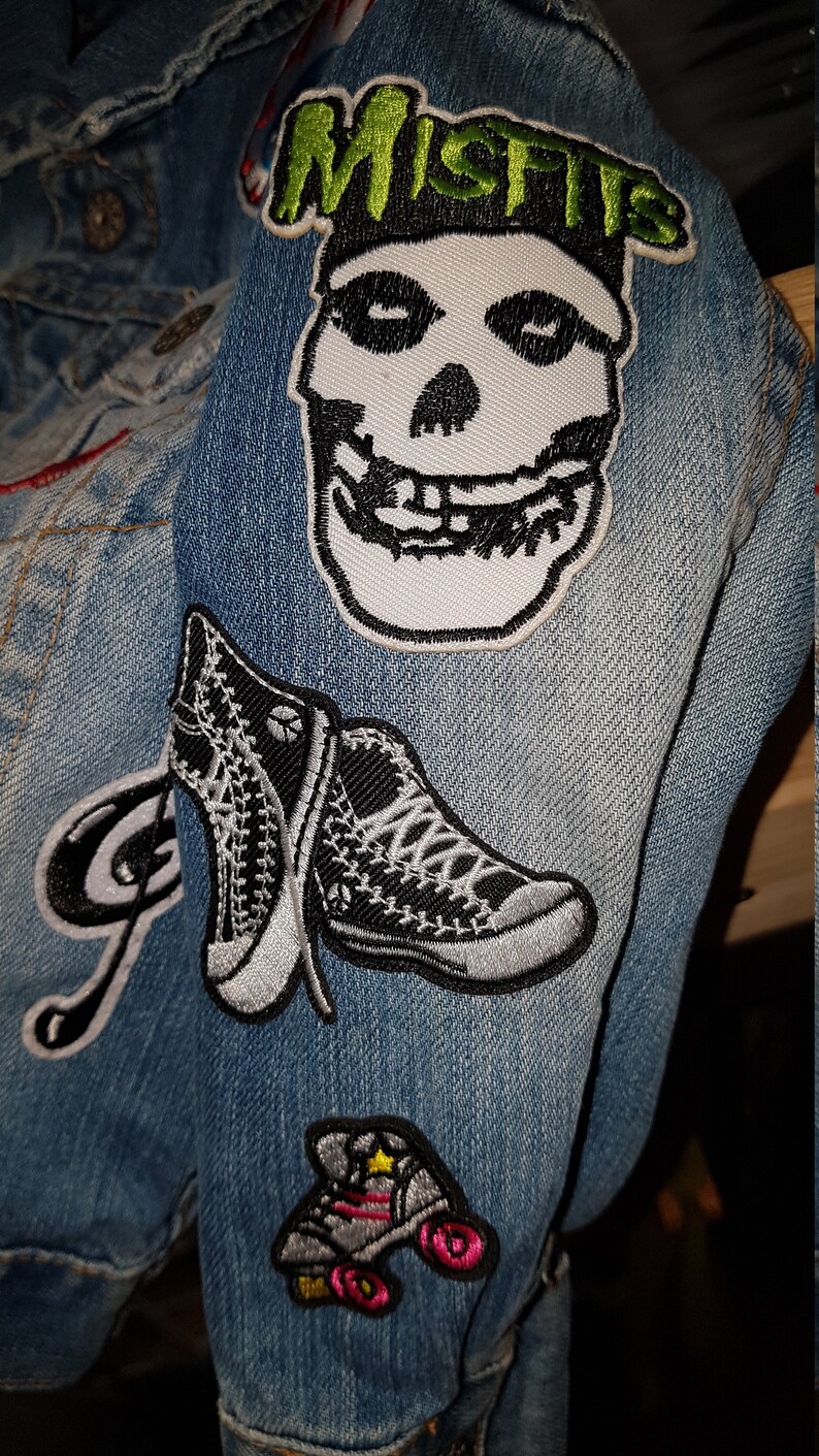 Punk Rock Patch Jacket 20 Patches Toddler Size | Etsy