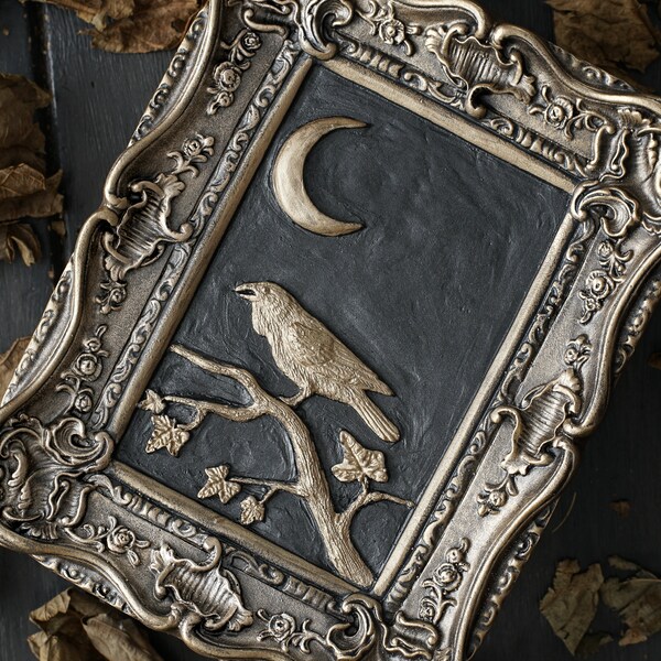 Raven Wall Decor - Etsy