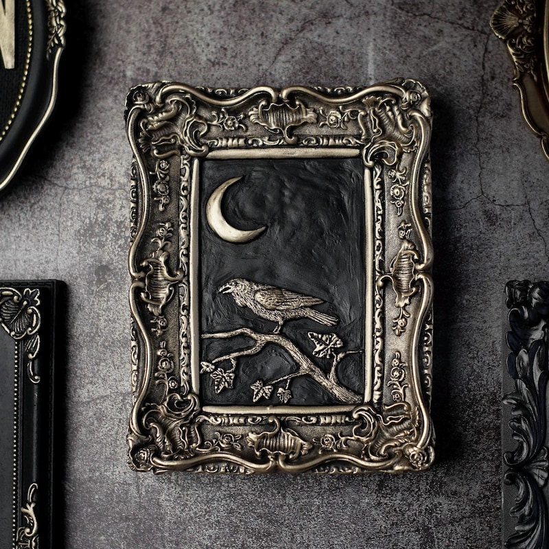 Raven Handmade Wall Art - Etsy UK