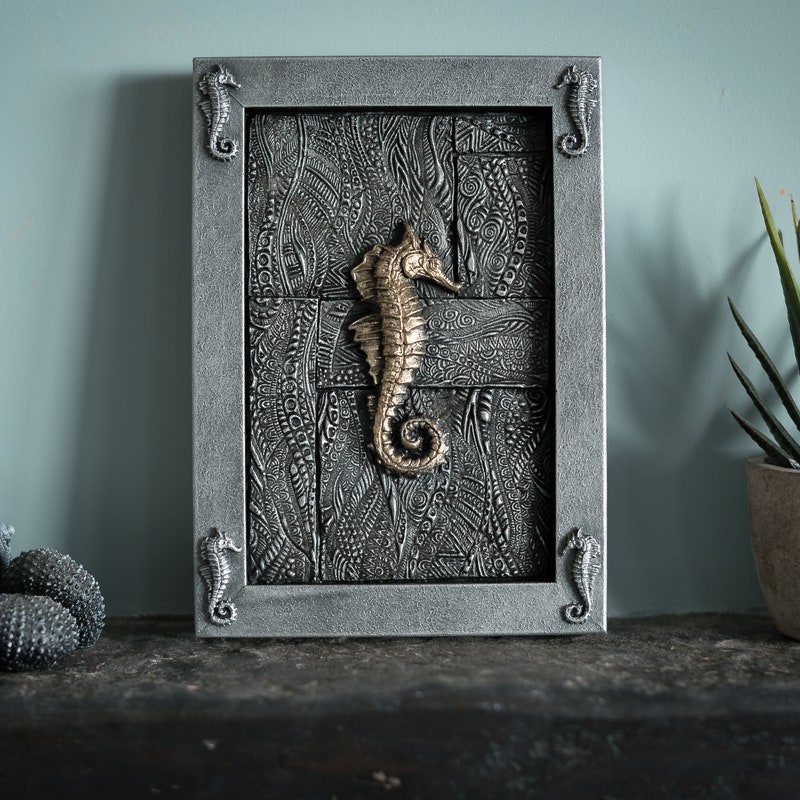 Seahorse Wall Art - Etsy