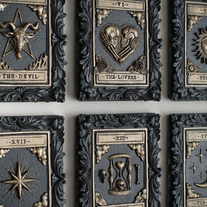 Star Tarot Card Wall Art Gothic Home Decor Unique Decorative Framed ...