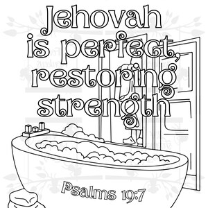 Bible Verse Coloring Pages for Anxiety - 12 Calming Scenes With ...
