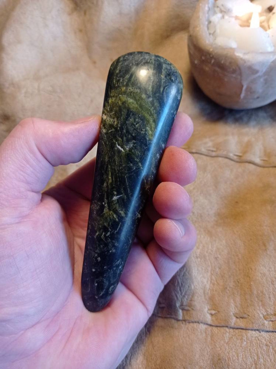 Reproduction of a Neolithic Polished Serpentine Axe Blade Number 3 - Etsy