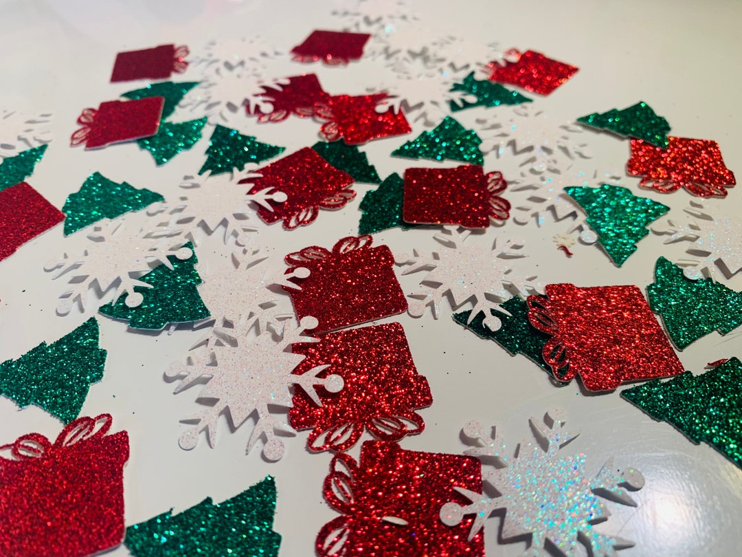 Set of 50 Holiday Christmas Table Confetti/embellishments/table ...