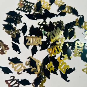 Sequin Mix Graduation 2024/confetti Mix/graduation Mix/gold and Black ...