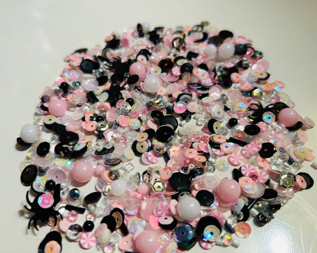 Sequin Mix “wicked Spiders”/halloween Sequin Mix/embellishments ...
