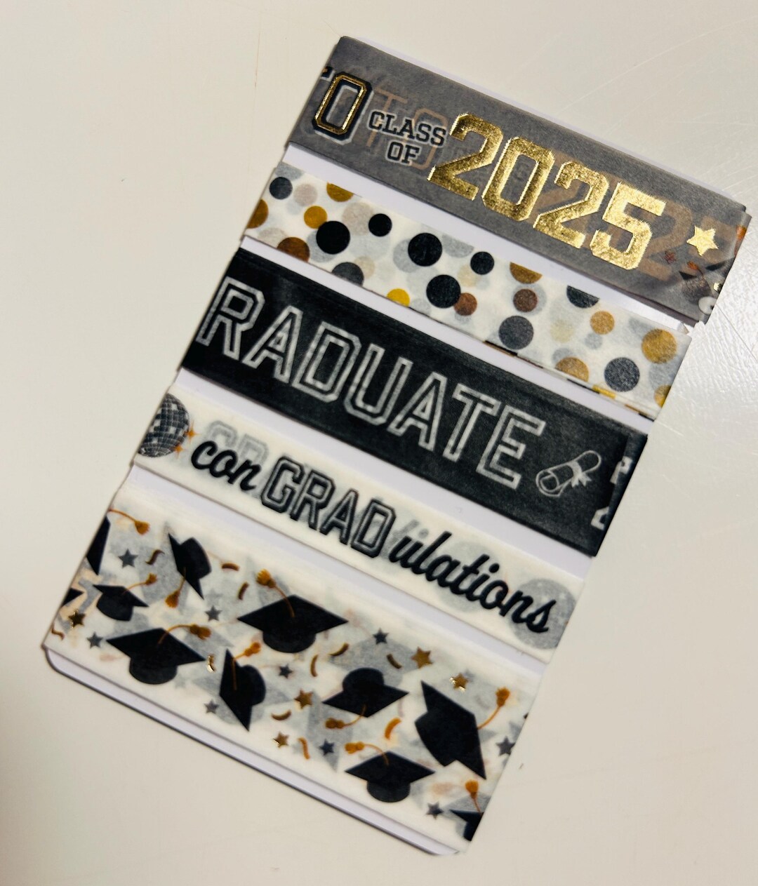 Graduation 2025 Washi Tape Sample/happy Planner Spread/junk Journal ...