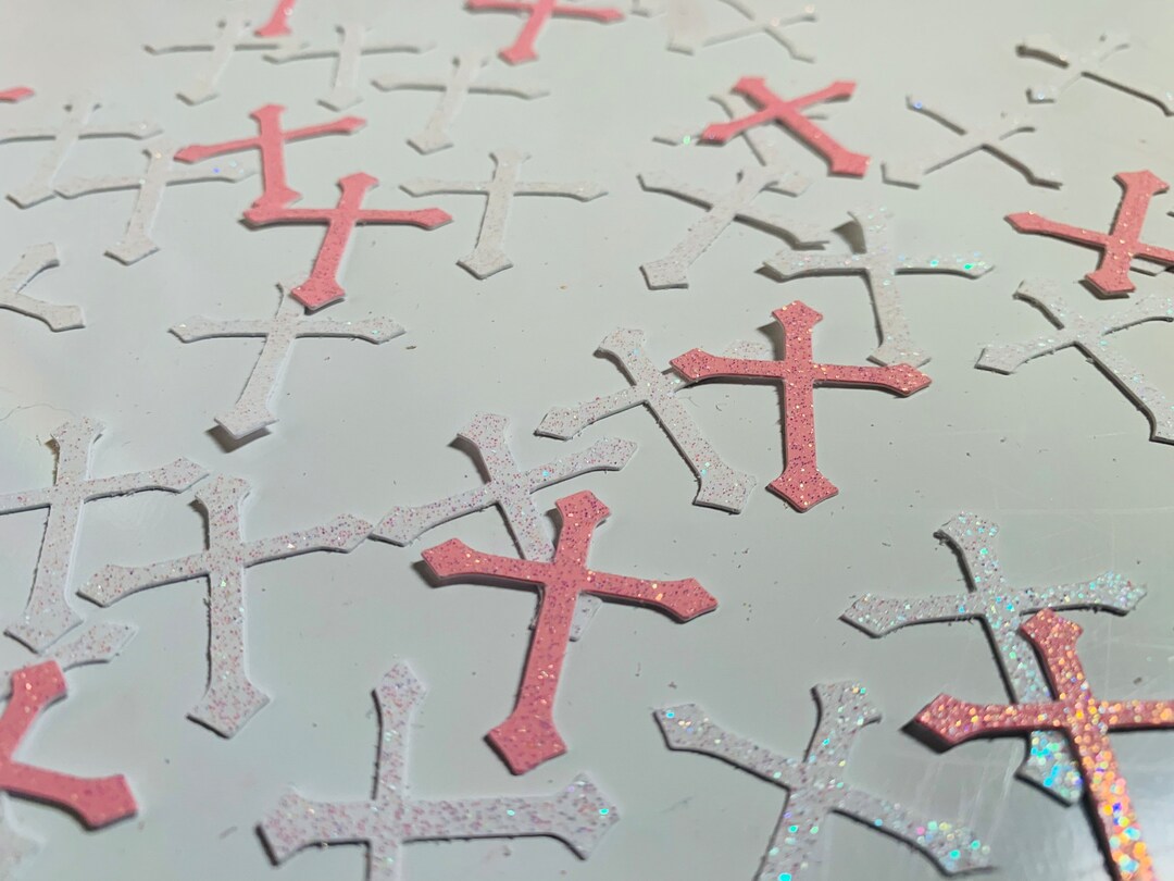 Baby Blessing Crosses/baby Baptism Table Confetti Mix/confetti Mix - Etsy