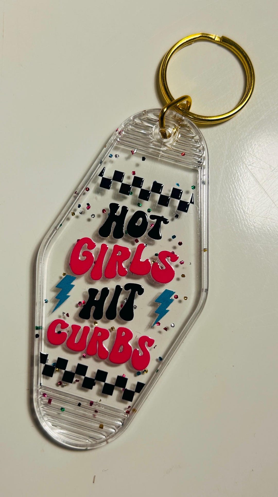 Hot Girls Hit Curbs Keychains/girly Keychains/keychains - Etsy