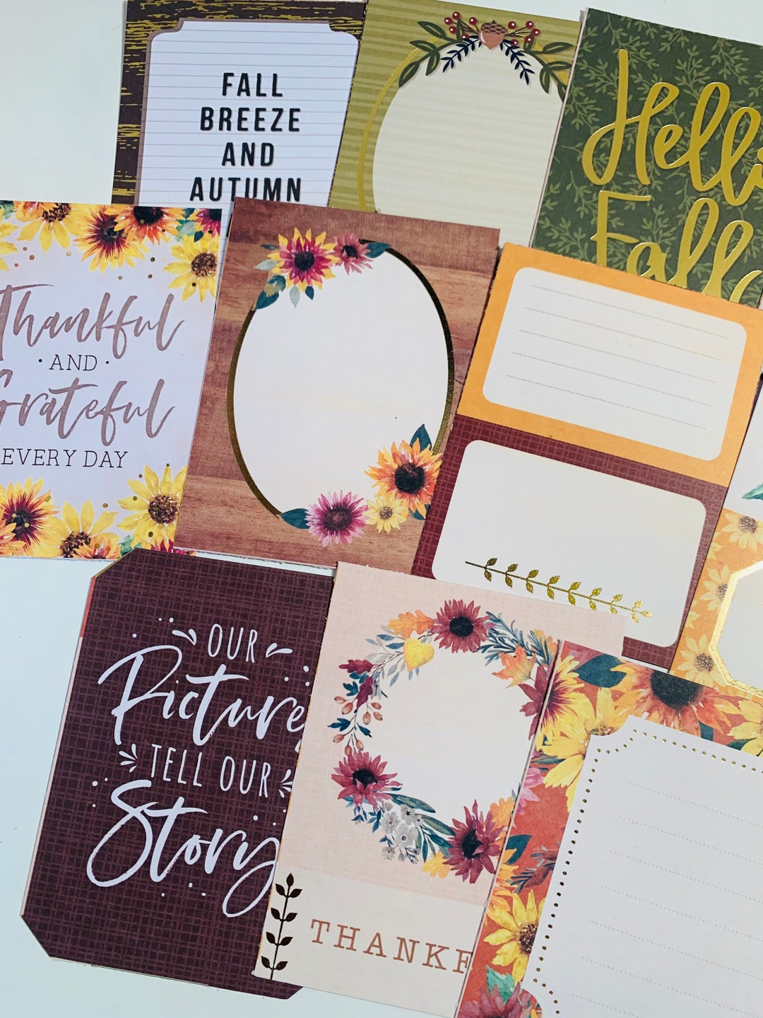 Autumn Cut A-parts/scrapbooking/junk Journaling/card Making/die Cuts ...