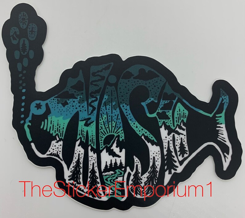 Phish Mountain Scene Logo Sticker Water Bottle Laptop Tumbler Car ...