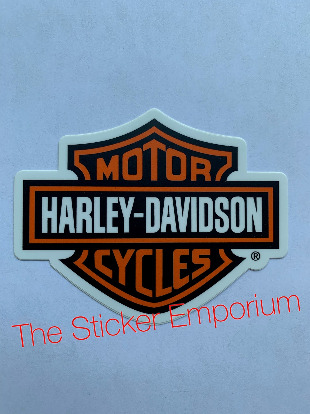 Vintage Style HD Motorcycle Logo Sticker Helmet Tank Toolbox Car Truck ...