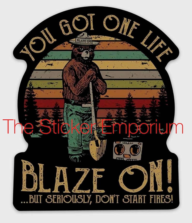 Blaze on Phish Sticker Water Bottle Laptop Tumbler Car Lyrics Decal - Etsy