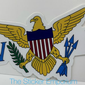USVI Virgin Islands Caribbean Flag St Thomas Saint John St Croix ...